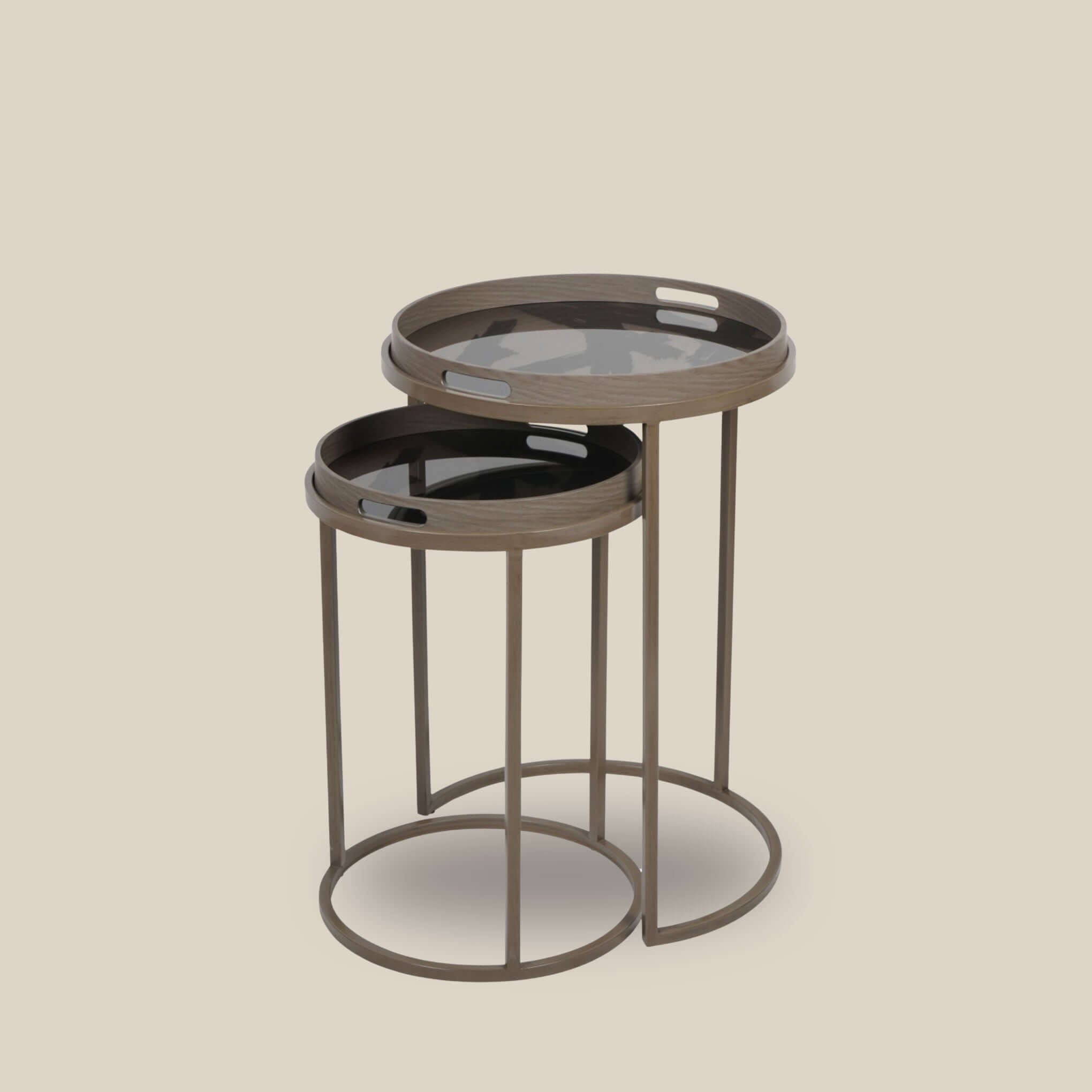 Kellaton Nesting Side Tables – Bold, Modern Steel Elegance