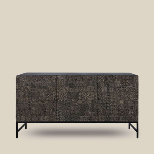 Levant 3-Door Carved Sideboard