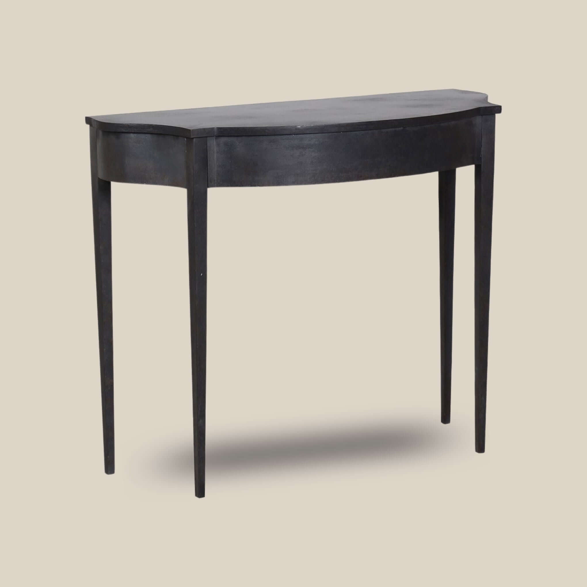 Lopwell Metal Console Table – Timeless Elegance in Aged Metal ...